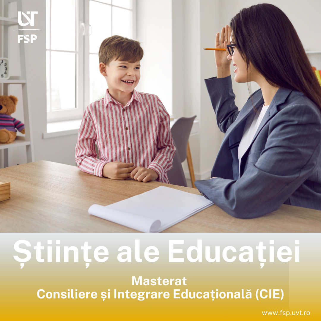 Programe de master - Facultatea de Psihologie și Științe ale Educației